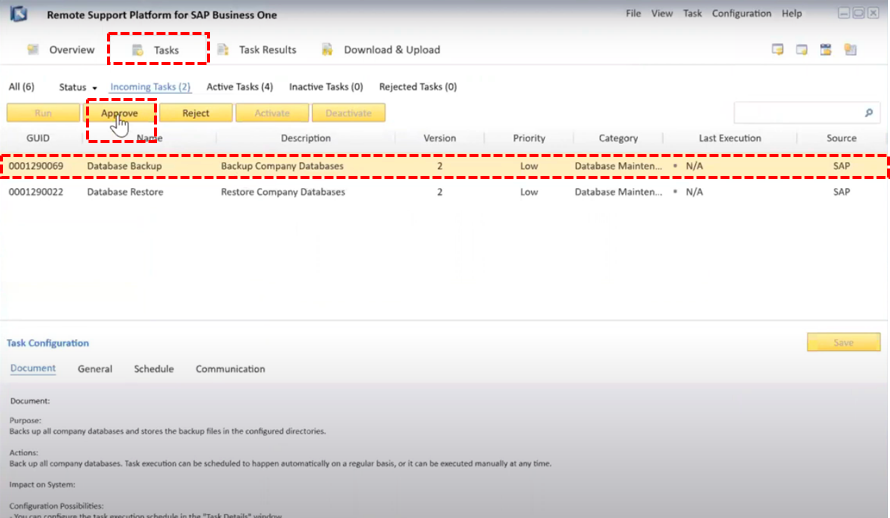 ¿Cómo configurar el RSP de SAP Business One para respaldos automáticos?.